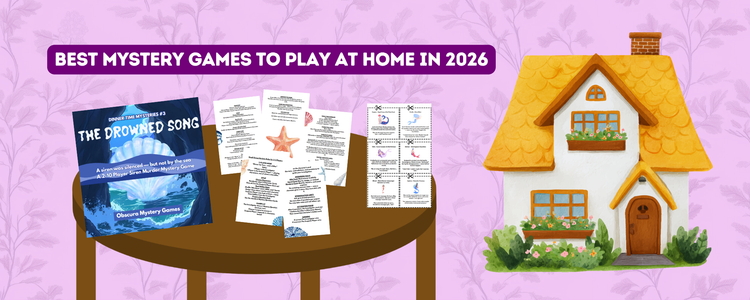 Best Mystery Games to Play at Home in 2026 – Obscura Mystery Games